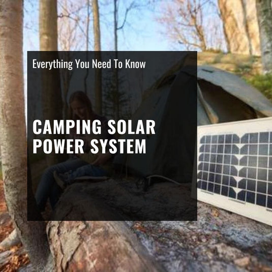 Camping Solar Power System - ShopSolar: Complete Solar Kits + Lifetime ...