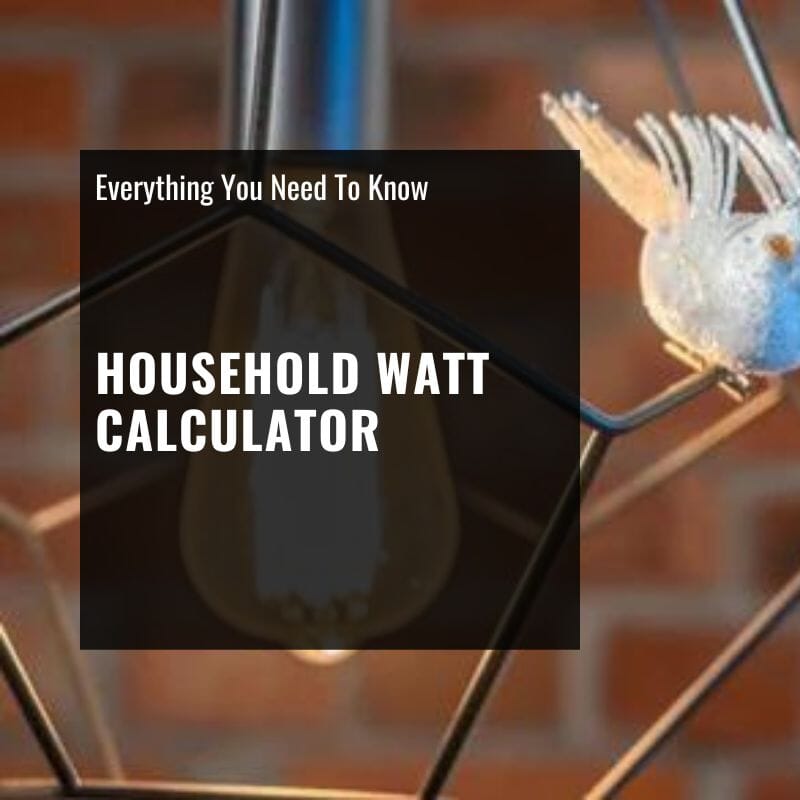 Househoule Watt Calculator: Appliances and Tools - ShopSolar: Complete ...