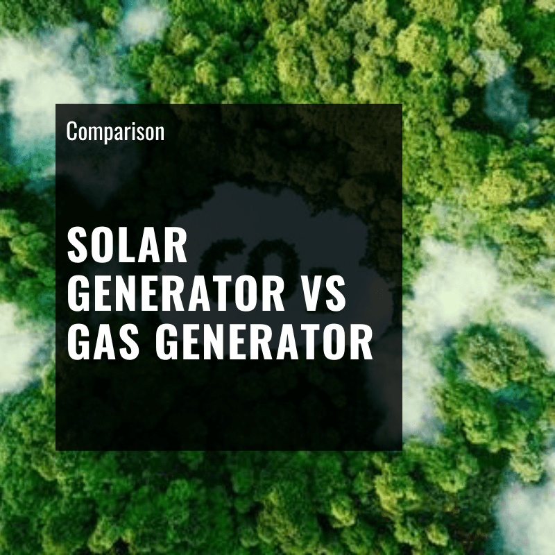 Solar Generator vs Gas Generator - Which Is Best? - ShopSolar.com