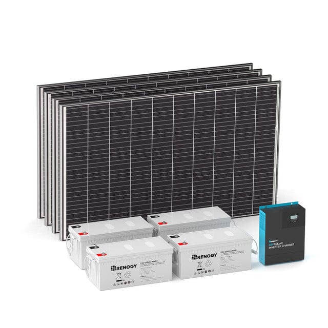 Renogy 1.2kW Essential Kit - ShopSolar: Complete Solar Kits + Lifetime ...