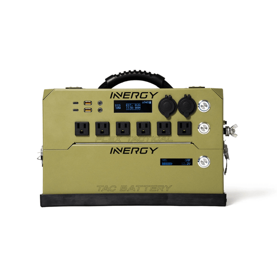 Inergy Flex Tactical 1,500 | EMP-Proof Solar Generator | 1,058Wh, -22°F ...