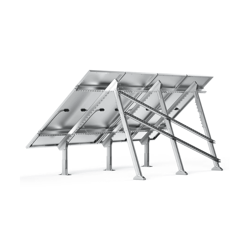 PowerMount - Adjustable Solar Panel Ground Mount Rack | Fits up to 4 x ...
