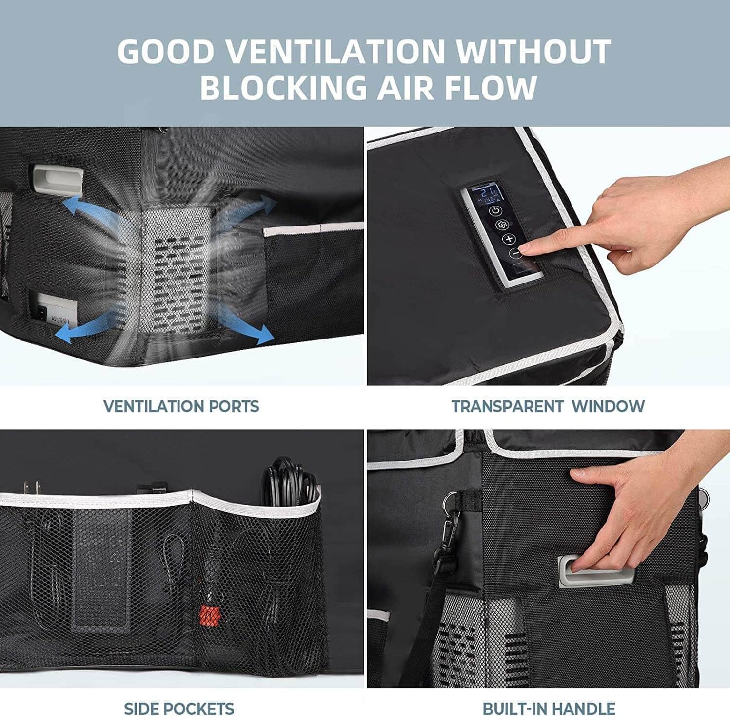 Bouge RV Portable Car Fridge Cover - ShopSolar.com