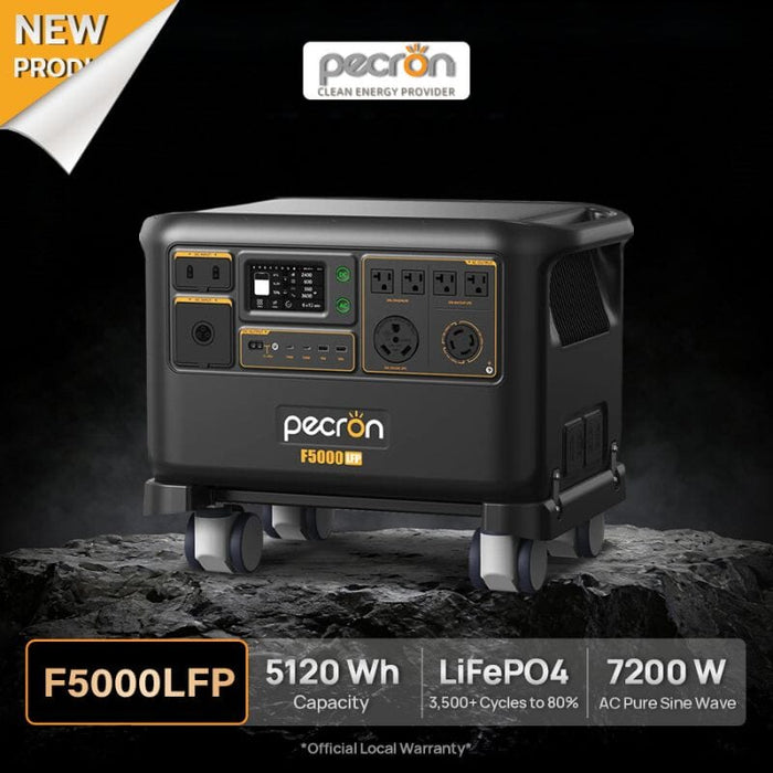 [PRE-ORDER] PECRON F5000LFP 7200W Power Station | 5120Wh | 120V/240V ...