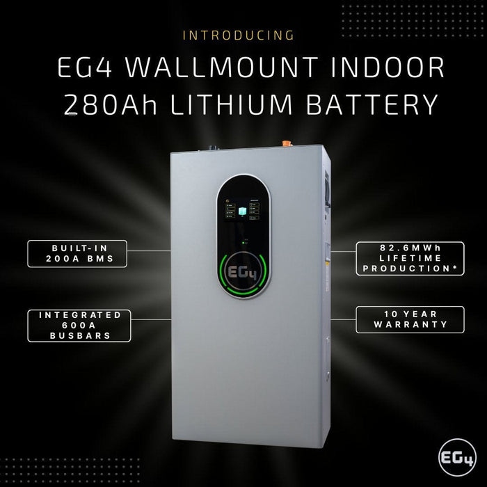 EG4-WallMount Indoor Battery and Inverter Bundle - ShopSolar.com