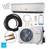 EG4 Hybrid Solar Mini-Split Kit | 24,000 BTU AC/DC | SEER2 21 | 3,150W ...