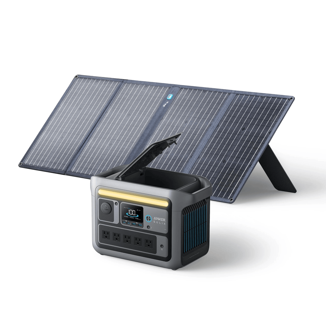 Anker SOLIX C800X 768Wh / 1200W Solar Power Station + Choose Your Cust ...