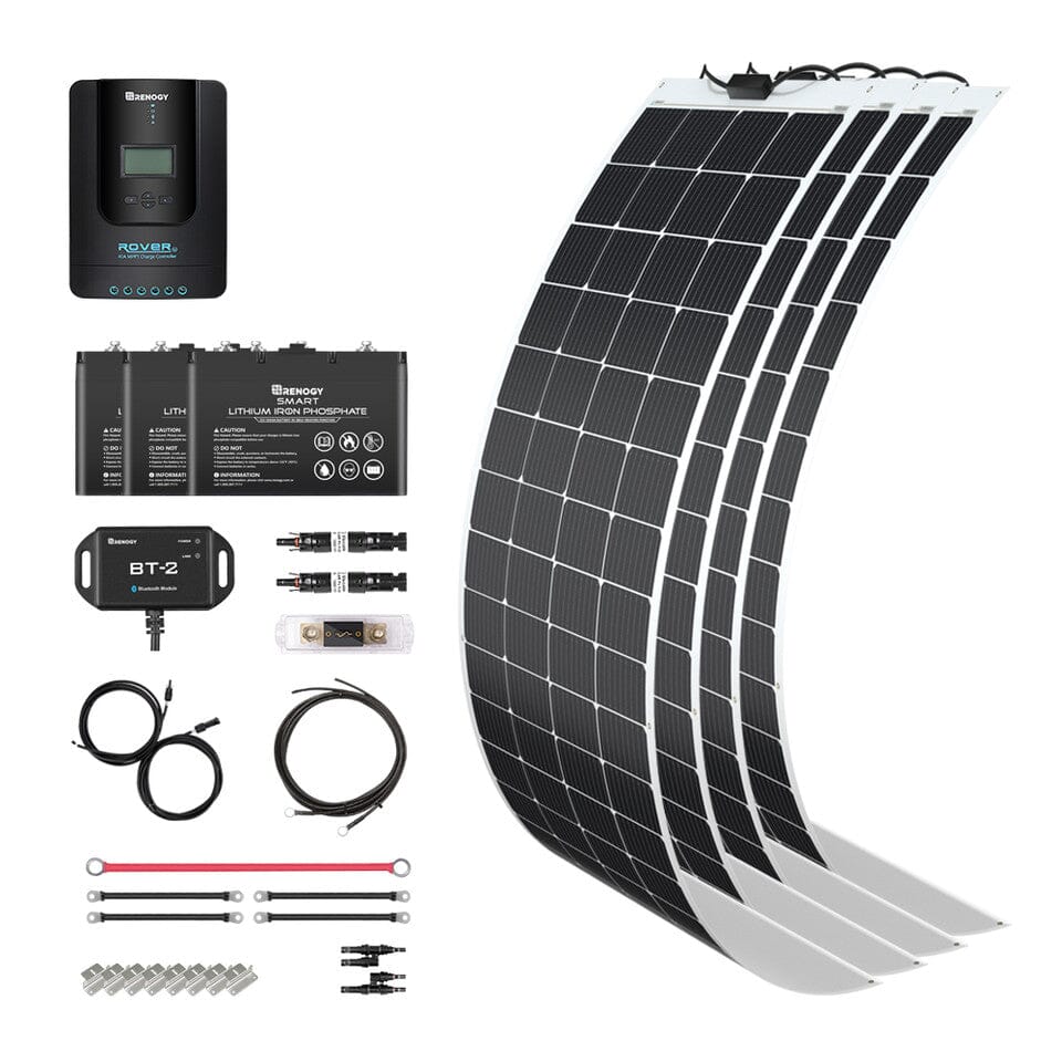 Renogy 800W 12V General Off-Grid Solar Kit - ShopSolar: Complete Solar ...