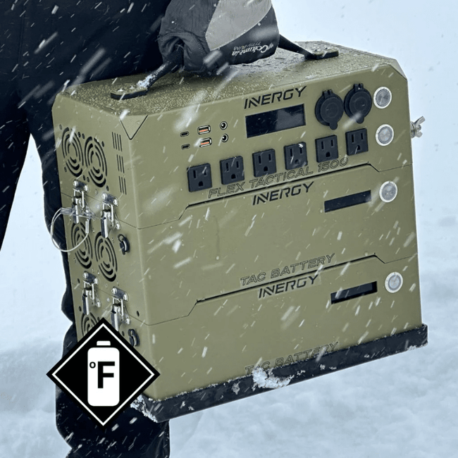 Inergy Flex Tactical 1,500 | EMP-Proof Solar Generator | 1,058Wh, -22°F ...