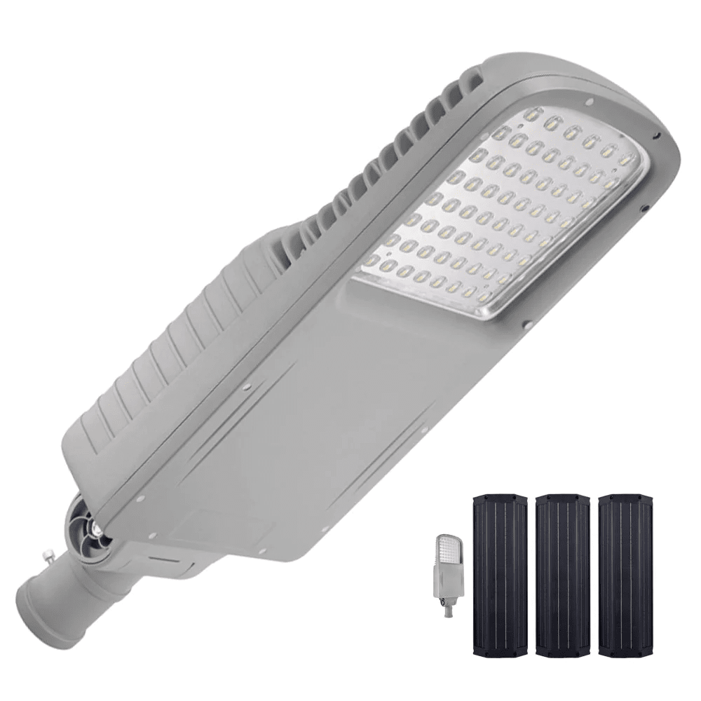 Solar LED Street Light 80 Watt 10800 Lumens 5000K | Smart Street Light ...