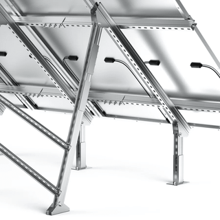 PowerMount - Adjustable Solar Panel Ground Mount Rack | Fits up to 4 x ...