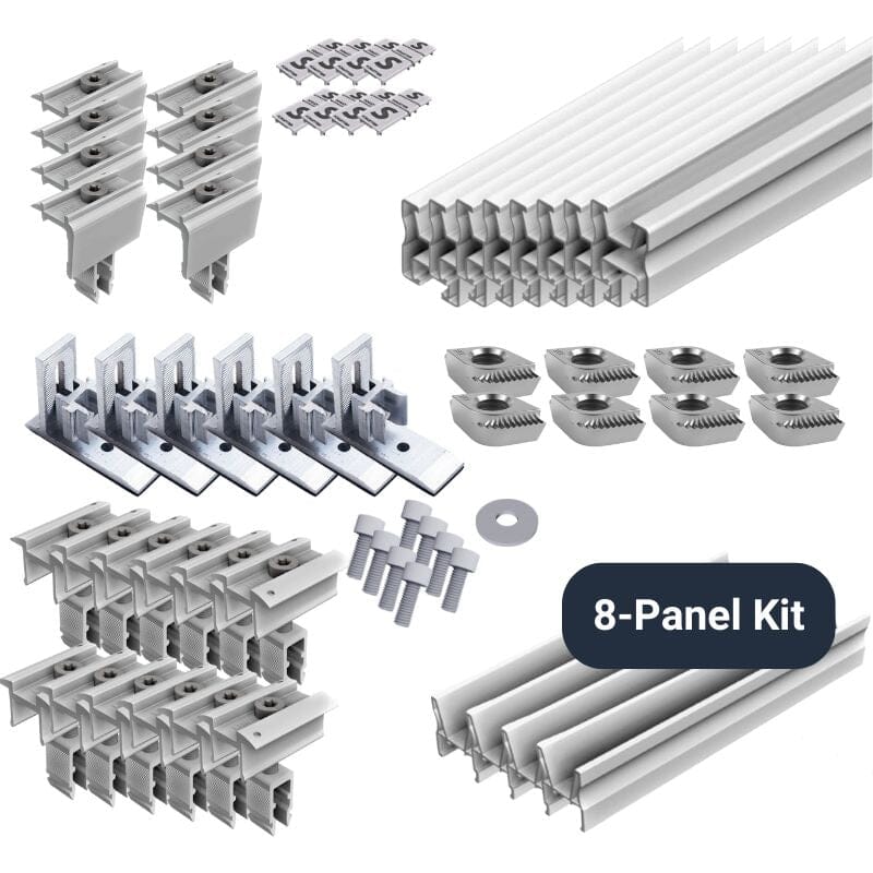 IronRidge Solar Panel Roof Rack Kit | 6 / 8 / 12 / 18 / 24 / 36 Panel ...