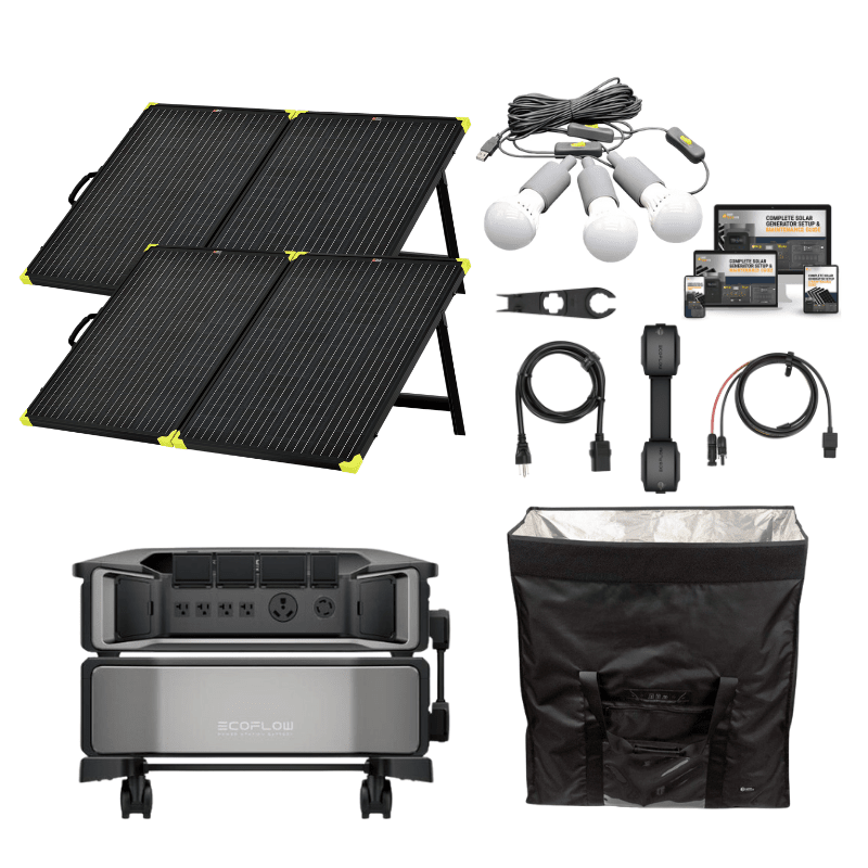 EcoFlow DELTA PRO [ULTRA] Solar Kits - 7,200W Output / 6kWh-30kWh Lith ...