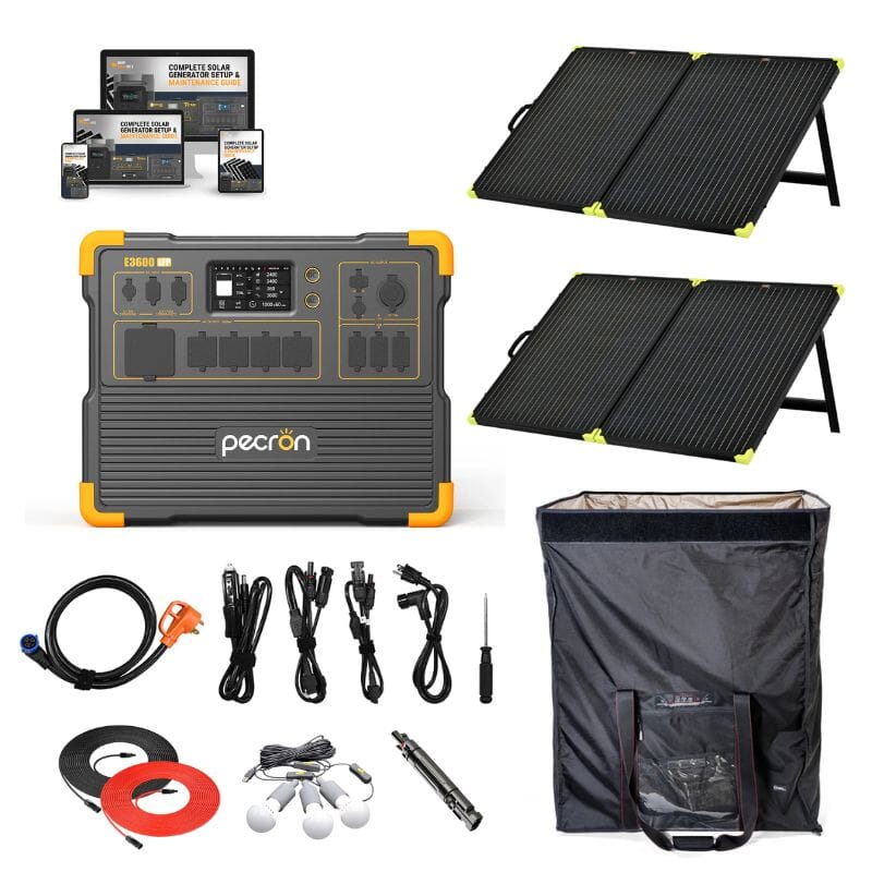 Pecron E3600 LFP 3,600W / 3,072Wh Portable Power Station + Choose Cust ...