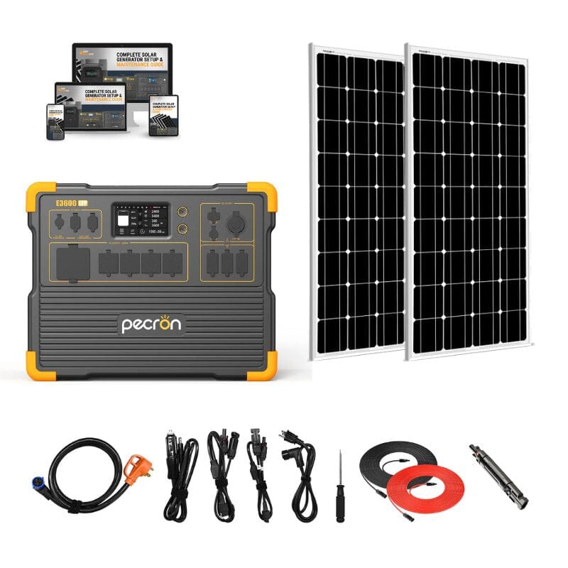 Pecron E3600 LFP 3,600W / 3,072Wh Portable Power Station + Choose Cust ...