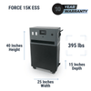 FORCE 15K - 8,000W 120/240V Output + 15kWh Lithium Power Station | 4,0 ...