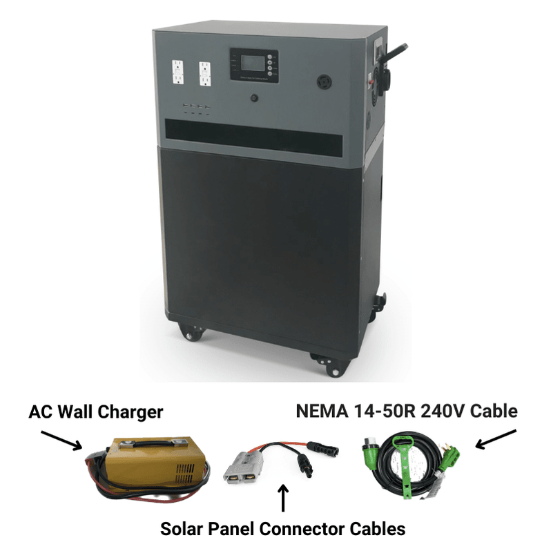 FORCE 15K - 8,000W 120/240V Output + 15kWh Lithium Power Station | 4,0 ...