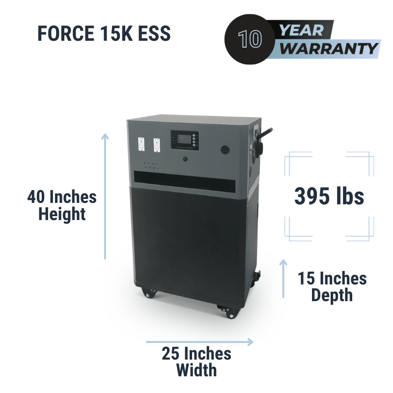 FORCE 15K - 8,000W 120/240V Output + 15kWh Lithium Power Station | 4,0 - ShopSolar: Complete ...