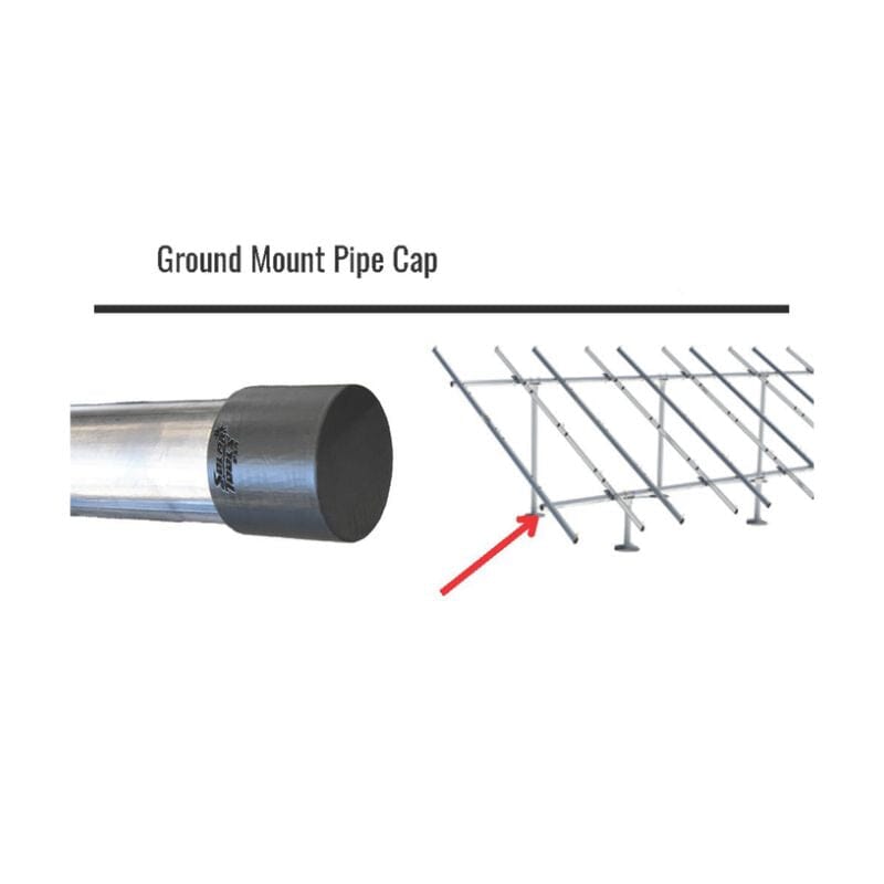 Ground Mount Pipe Cap - ShopSolar: Complete Solar Kits + Lifetime ...