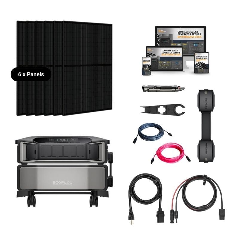 EcoFlow DELTA PRO [ULTRA] Solar Kits - 7,200W Output / 6kWh-30kWh Lith ...