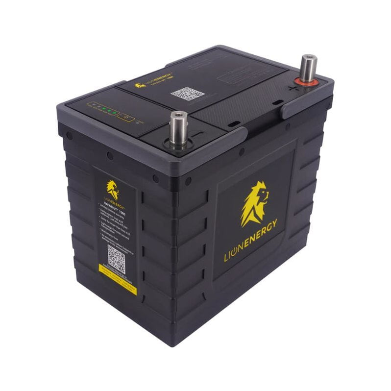 Lion Energy Safari UT 1300 Lithium Ion Solar Battery 105AH + Free ...