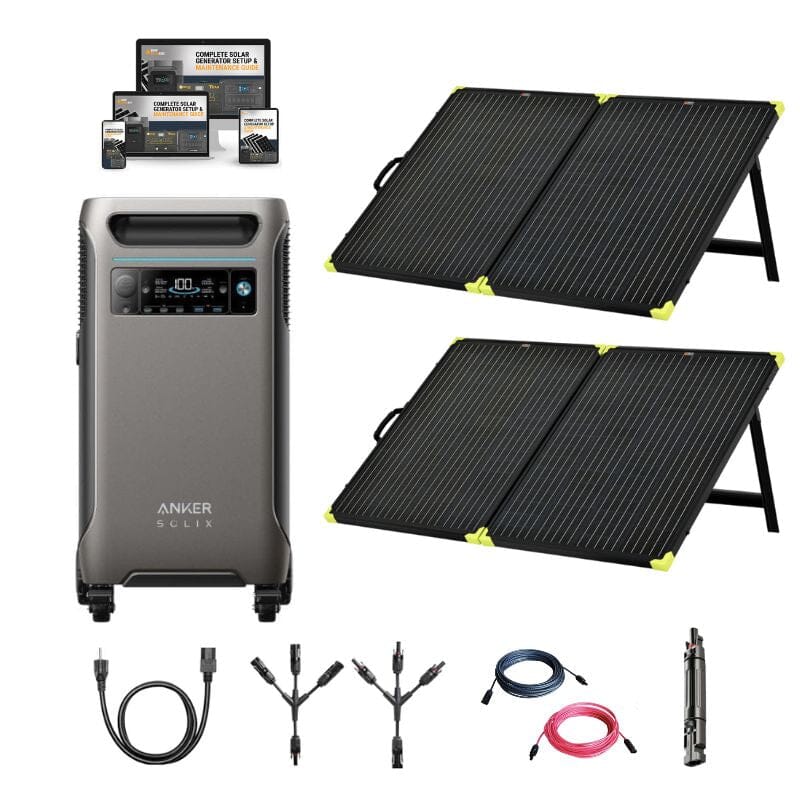 Anker SOLIX F3800 - 3,840Wh / 6,000W Solar Power Station - ShopSolar.com