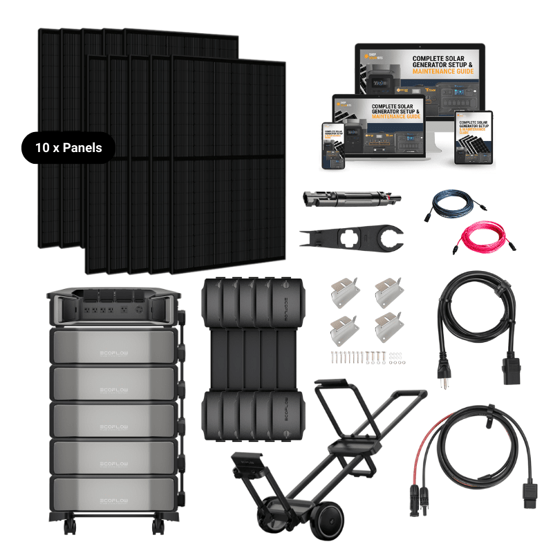 EcoFlow DELTA PRO [ULTRA] Solar Kits - 7,200W Output / 6kWh-30kWh Lith ...
