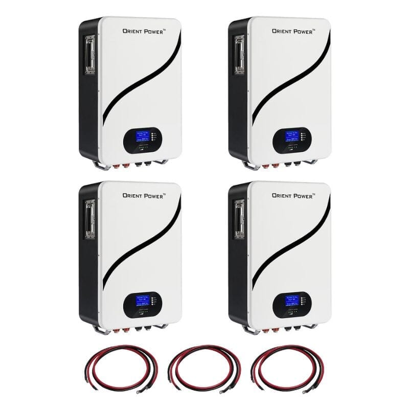 Orient Power LiFePO4 Battery 5.12kWh - 30.72kWh 48V100AH Wall-Mounted ...