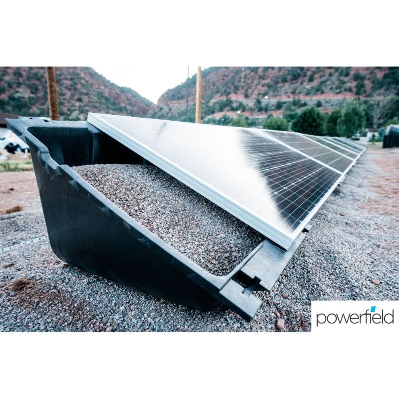 PowerRack Ballasted Ground Mount Racking Solution - ShopSolar: Complete ...