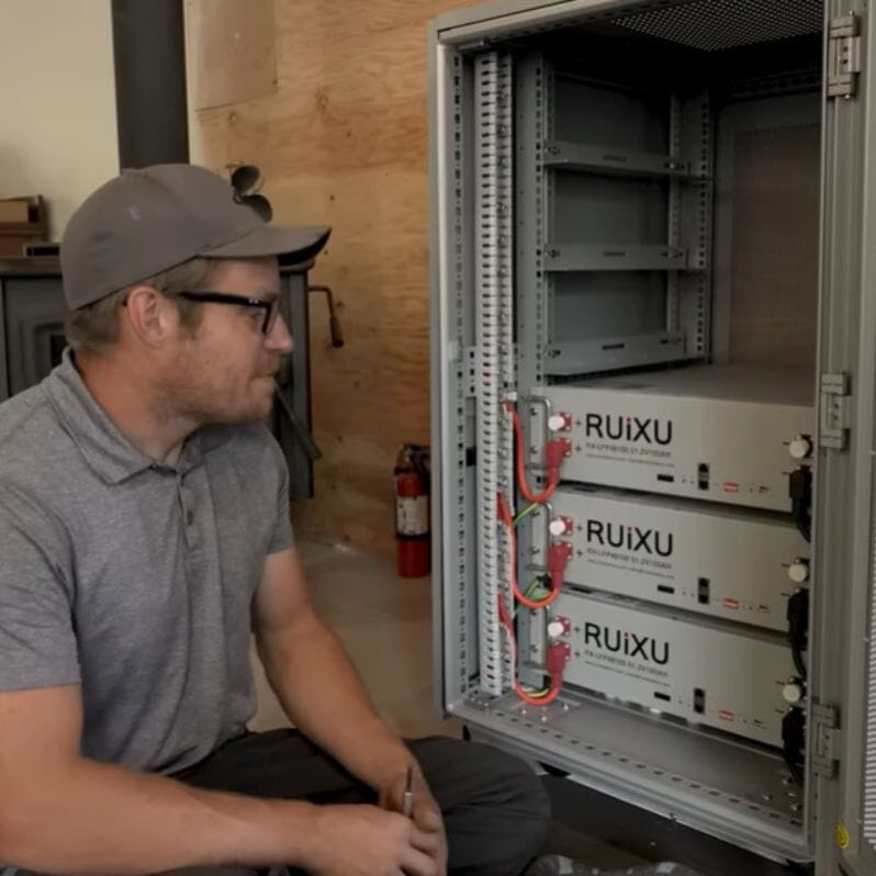 RUiXU Battery - RX-LFP48100 - Server Rack battery - ShopSolar.com