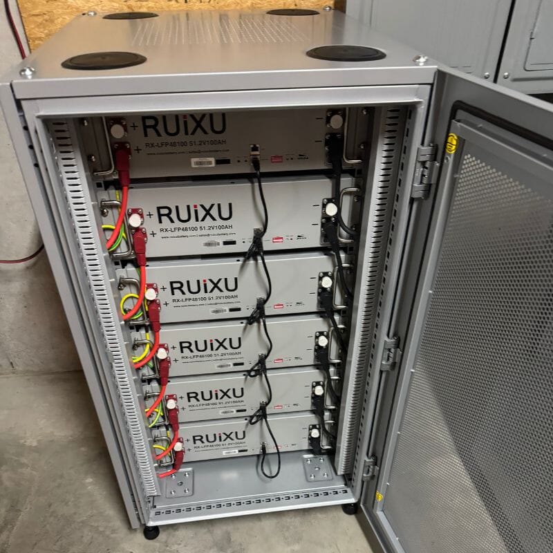 RUiXU Battery - RX-LFP48100 - Server Rack battery - ShopSolar.com