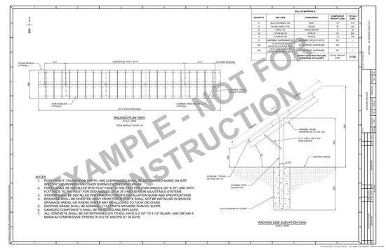 Sinclair SkyRack HD - Ground Mount Solar Rack for 12 / 18 / 24 / 36 or ...