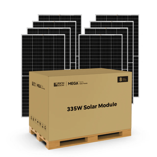 Rich Solar MEGA 335 PRO 335W 24V Solar Panel (Pallets 8/10/12 ...