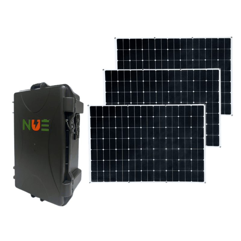 NUE SunCase 2425 | 2,400W Solar + AC Battery Generator | IP55 Rugged ...