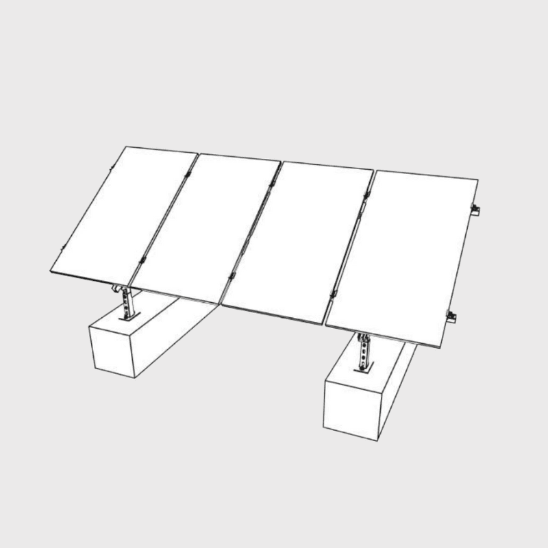 PowerMount - Adjustable Solar Panel Ground Mount Rack | Fits up to 4 x ...