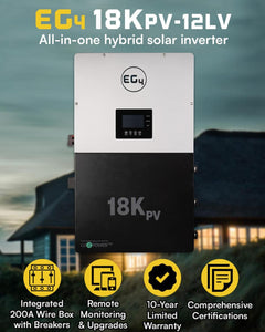 EG4 18k PV Hybrid Inverter - ShopSolar.com