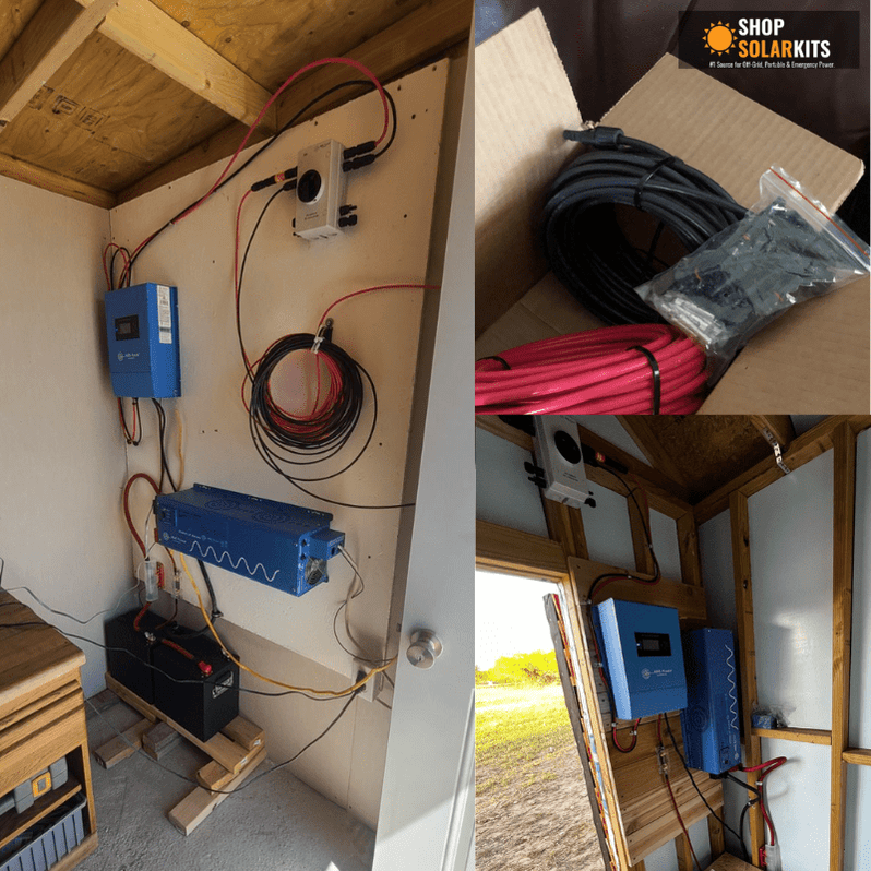 Complete Off-Grid Solar Kit - 4,000W 120/240V Output [2.4kWh-5.2kWh 12 ...