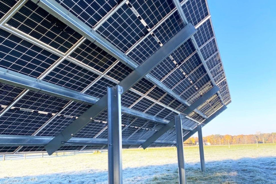 Ground Mount Solar Rack for 12 / 18 / 24 / 36 or 48 Solar Panels | Mad ...