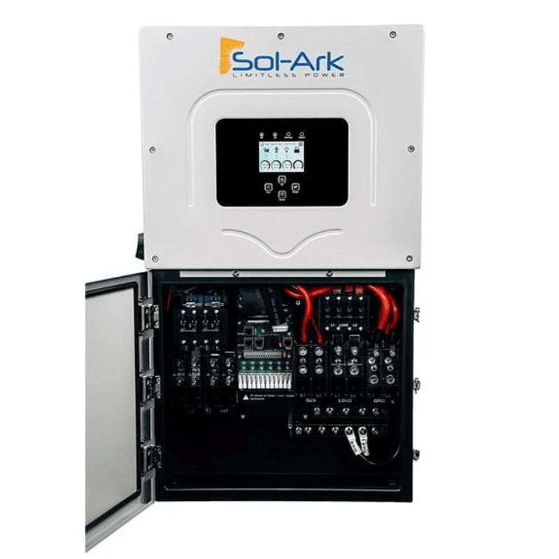 Sol-Ark 15K 120/240/208V 48V [All-In-One] Pre-Wired Hybrid Solar Inver ...
