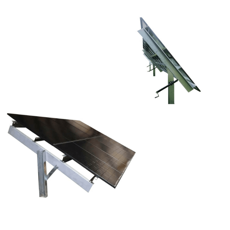 Ground Mount Solar Rack for 12 / 18 / 24 / 36 or 48 Solar Panels | Mad ...