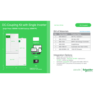 Schneider Conext XW PRO 6.8KW Inverter/Charger - ShopSolar: Complete ...