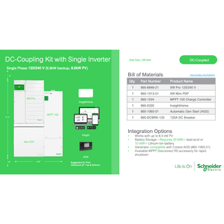 Schneider Conext XW PRO 6.8KW Inverter/Charger - ShopSolar: Complete ...