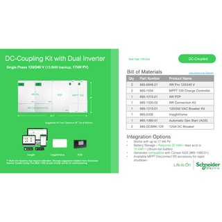 Schneider Conext XW PRO 6.8KW Inverter/Charger - ShopSolar: Complete ...