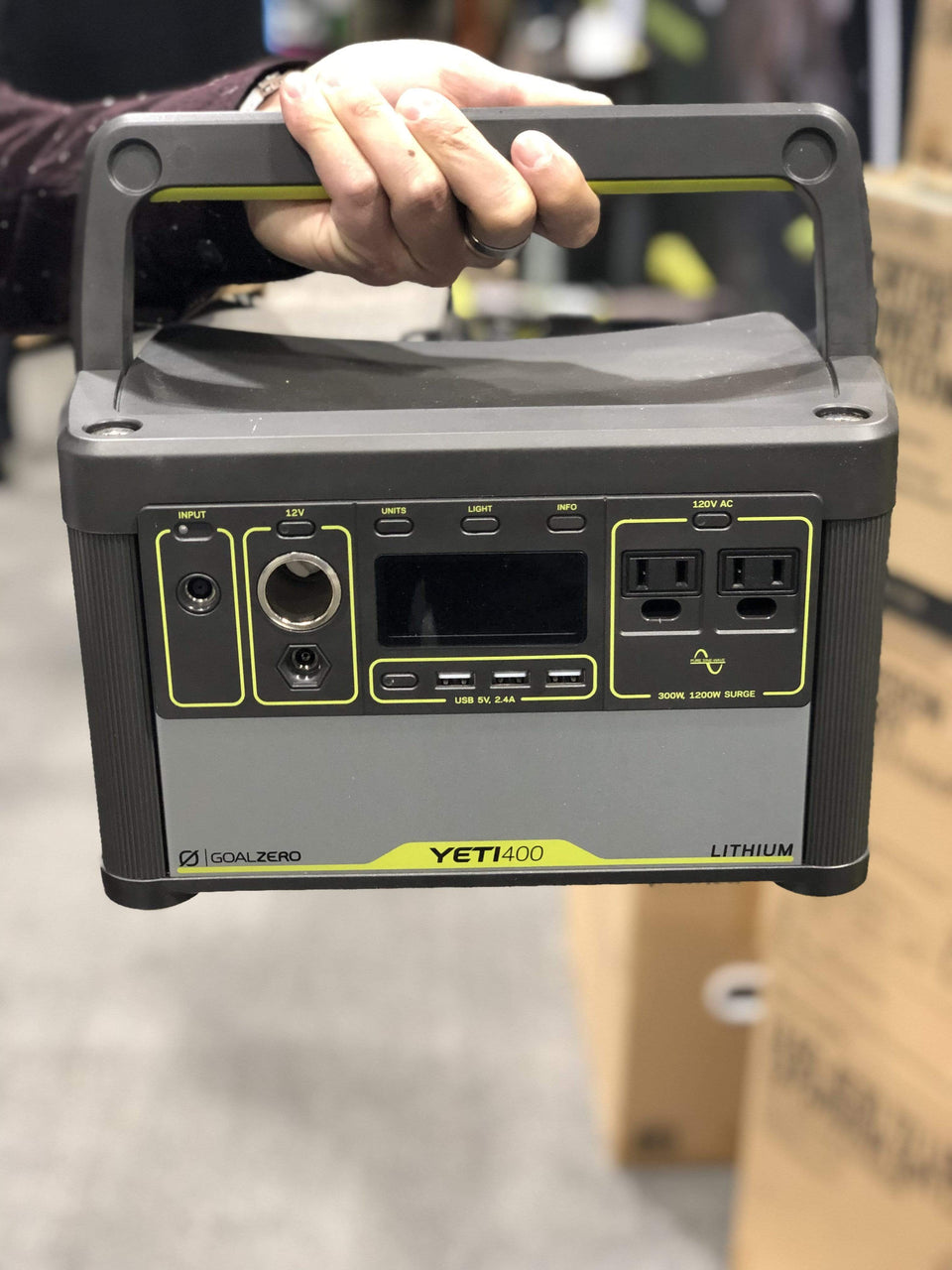 Goal Zero - Yeti 400 Lithium Portable Power Station - ShopSolar ...